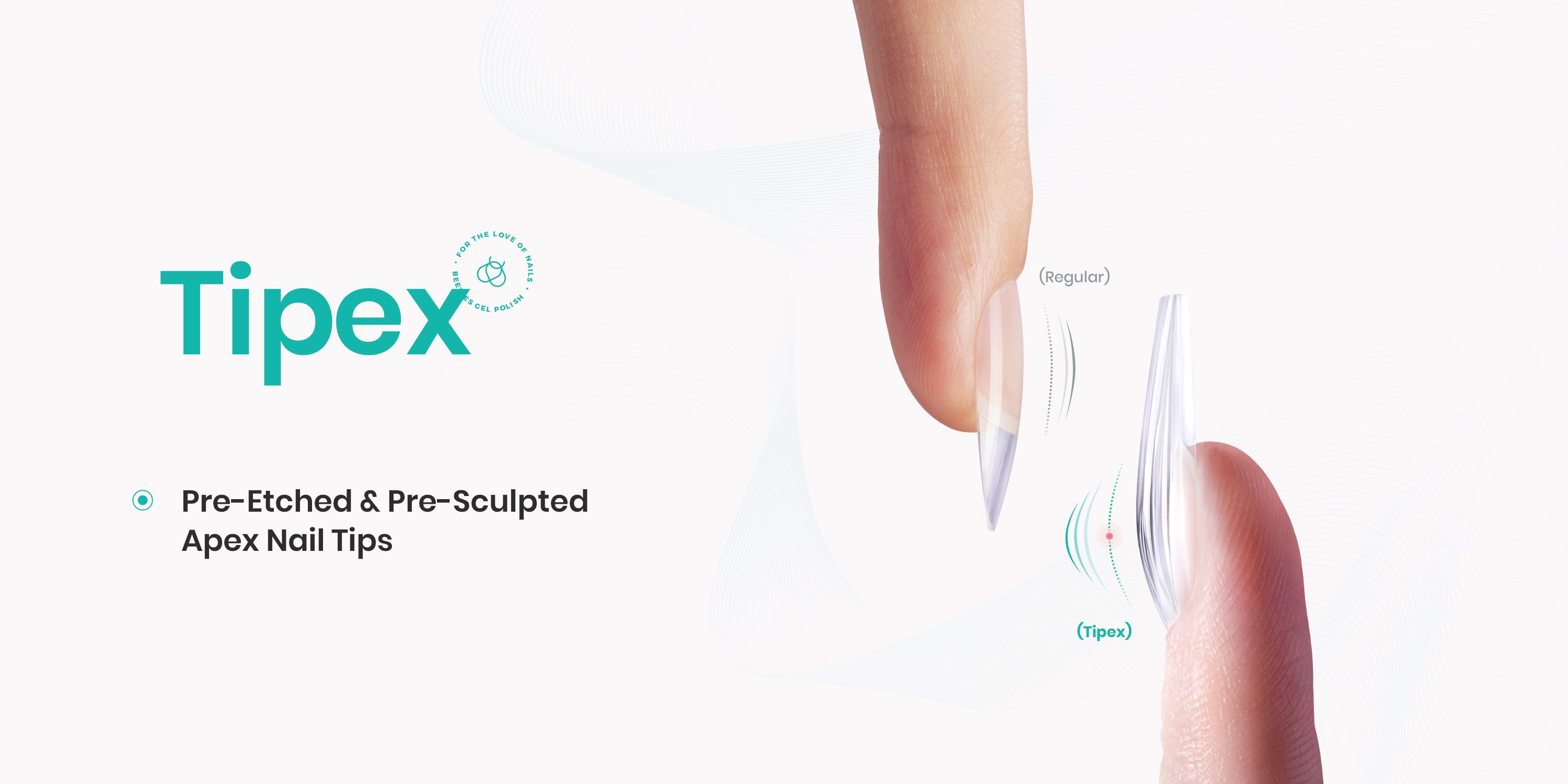 Pre-Etched & Pre-Sculpted Apex Nail Tips – Beetles UK