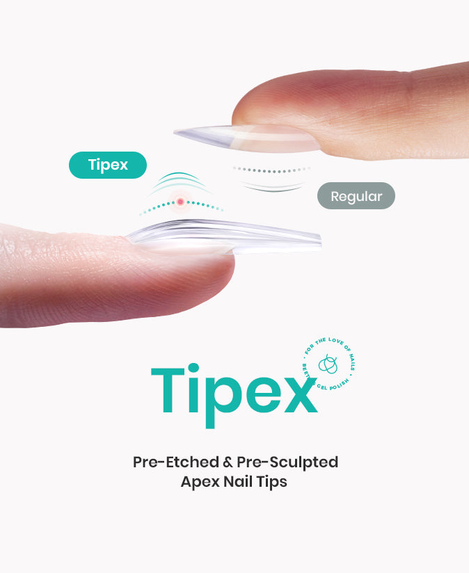 Pre-Etched & Pre-Sculpted Apex Nail Tips – Beetles UK