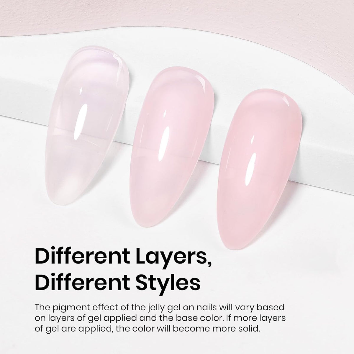15ml Translucent Pink Jelly Nude Neutral Gel Polish – Beetles UK