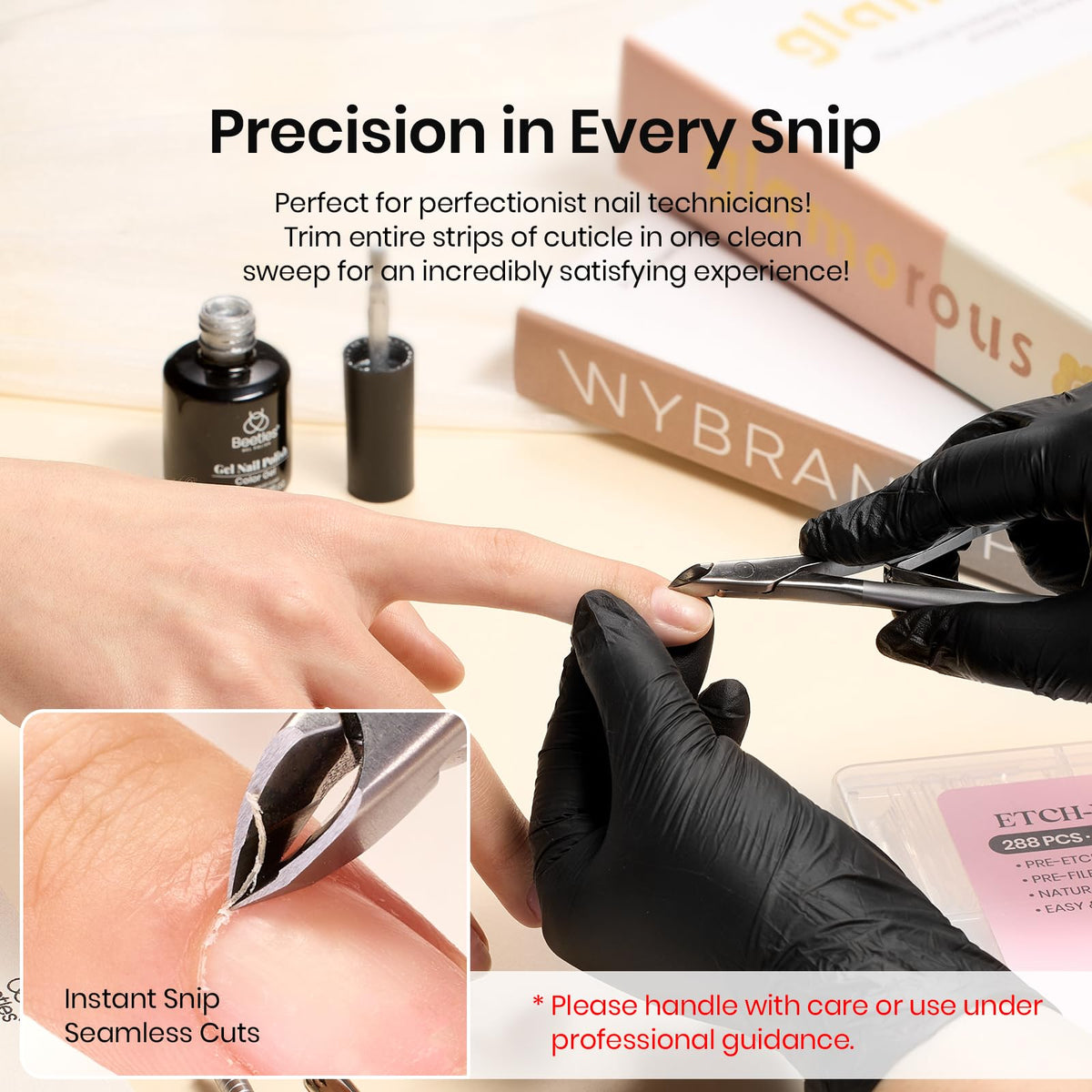 Professional Grade - Beetles Cuticle Nippers Professional Trimmer ...